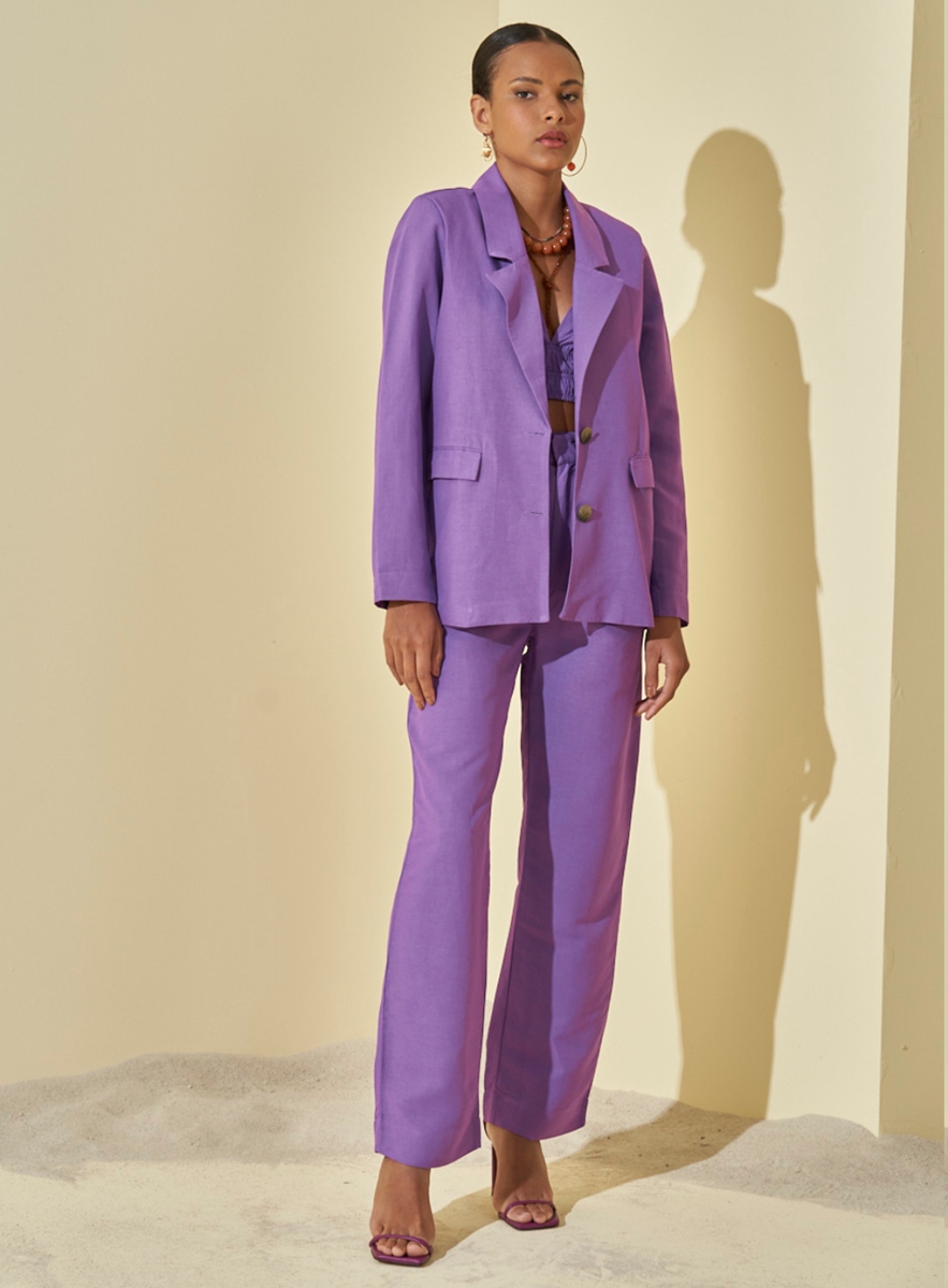 Blazer Linho Maxi - L'Cecci - Loja Clareo